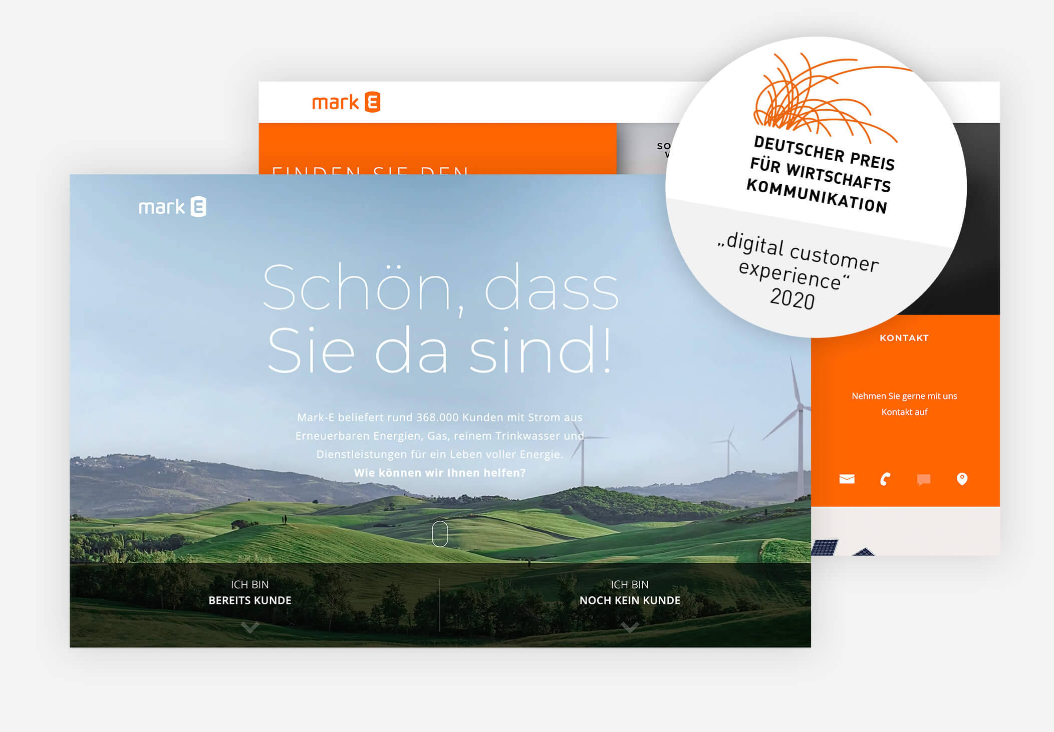 Mark-E – WordPress-Website für den Energieversorger aus Hagen
