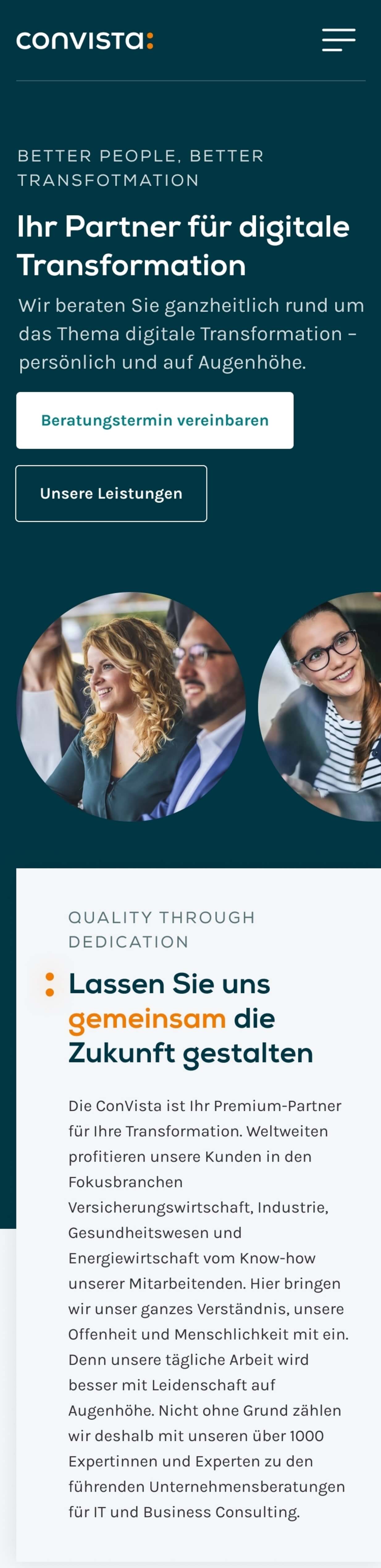 ConVista - Mit neuer Corporate-Website zu mehr Conversions