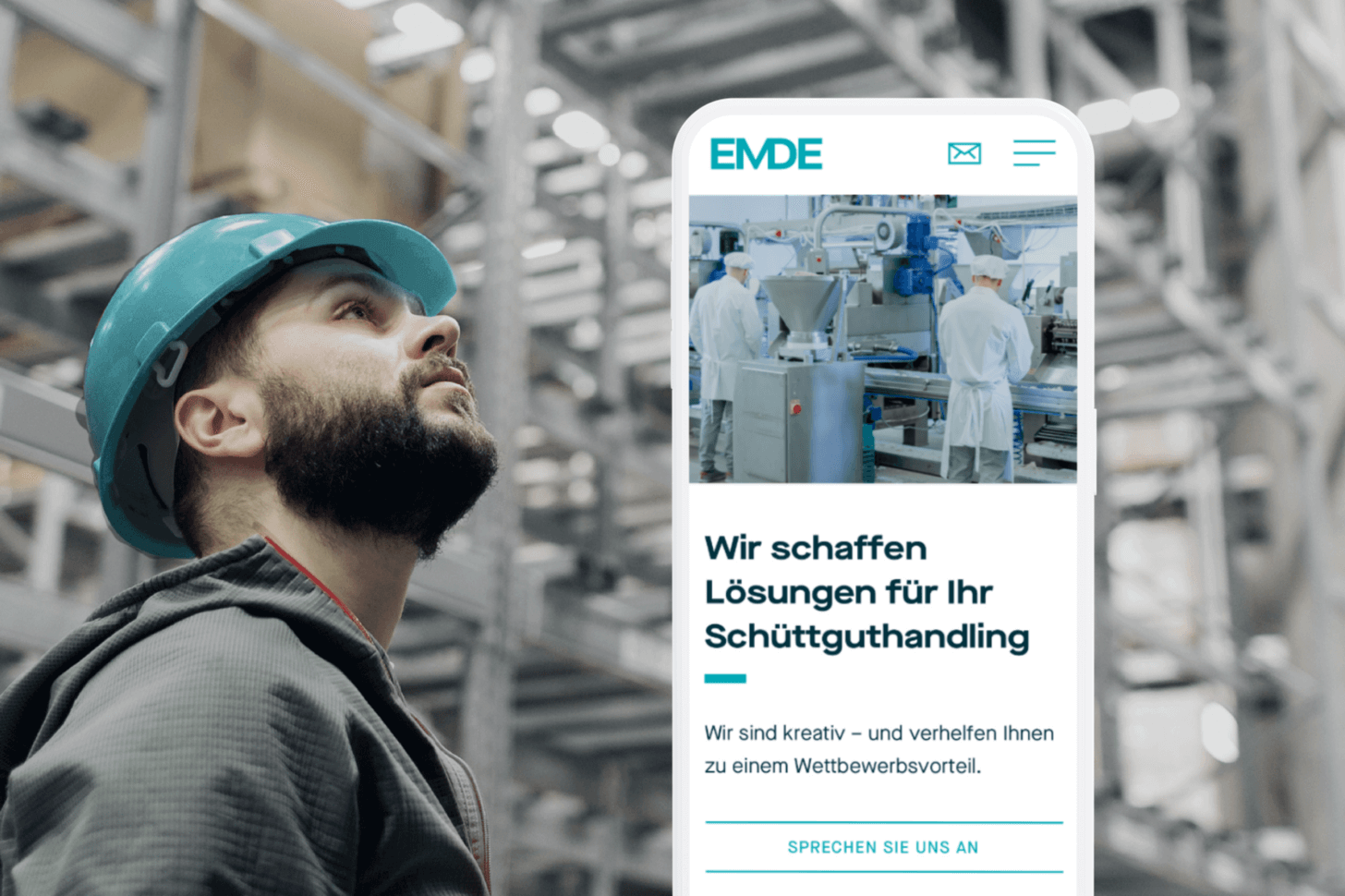 EMDE - Übersichtliche Website für komplexe Produkte